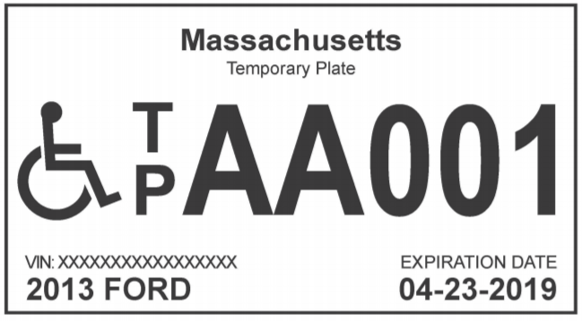 Temporary License Plates – Domestic Security