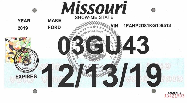 Temporary License Plates – Domestic Security