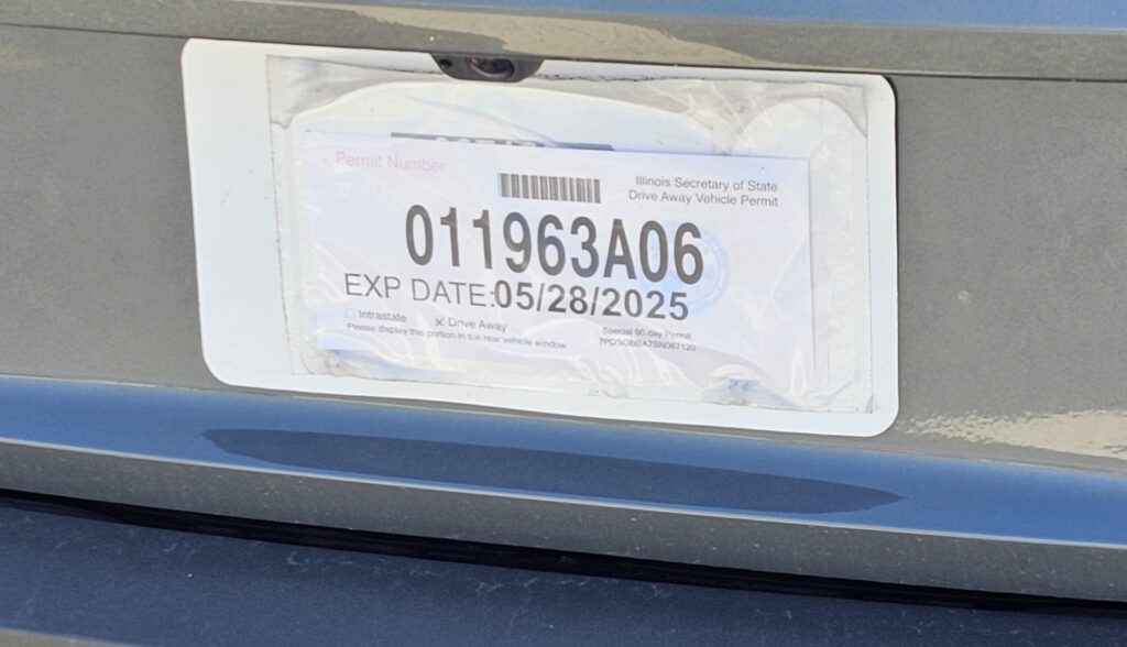 Temporary License Plates – Domestic Security